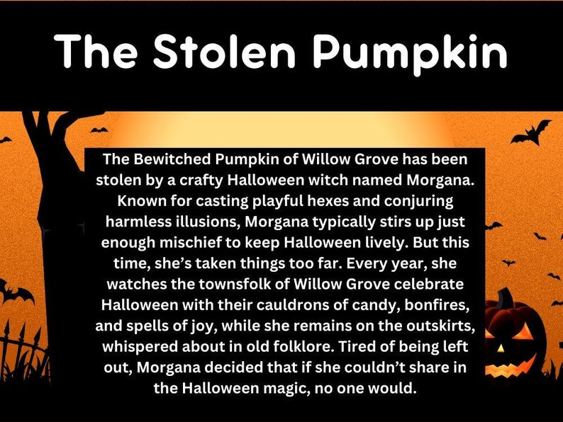 Kids Scavenger Hunt - the Stoeln Pumpkin Scavenger Hunt - Halloween ...