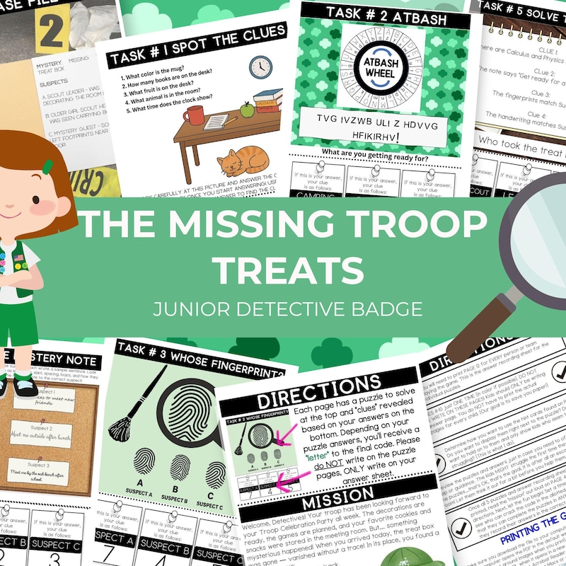 Mystery Game Scouts - Etsy