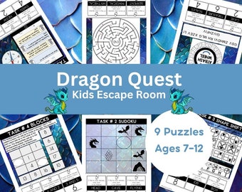 Escape Room for Kids - Ocean Odyssey - Ages 7-12 - Etsy