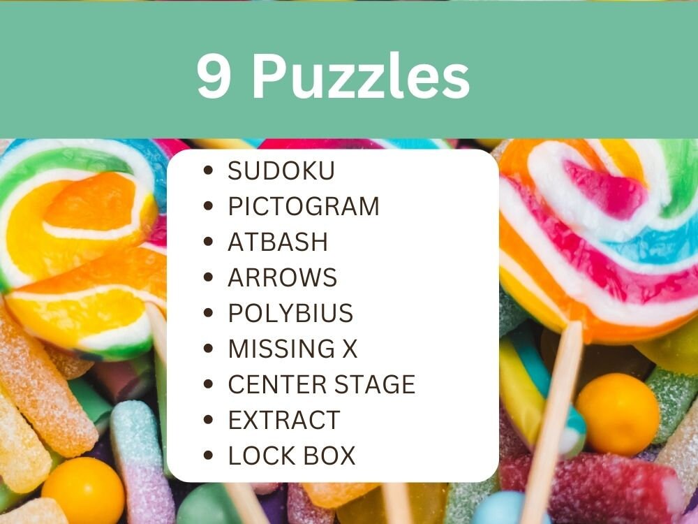 Escape Room for Kids - Candy Challenge - Ages 7-12 - Etsy