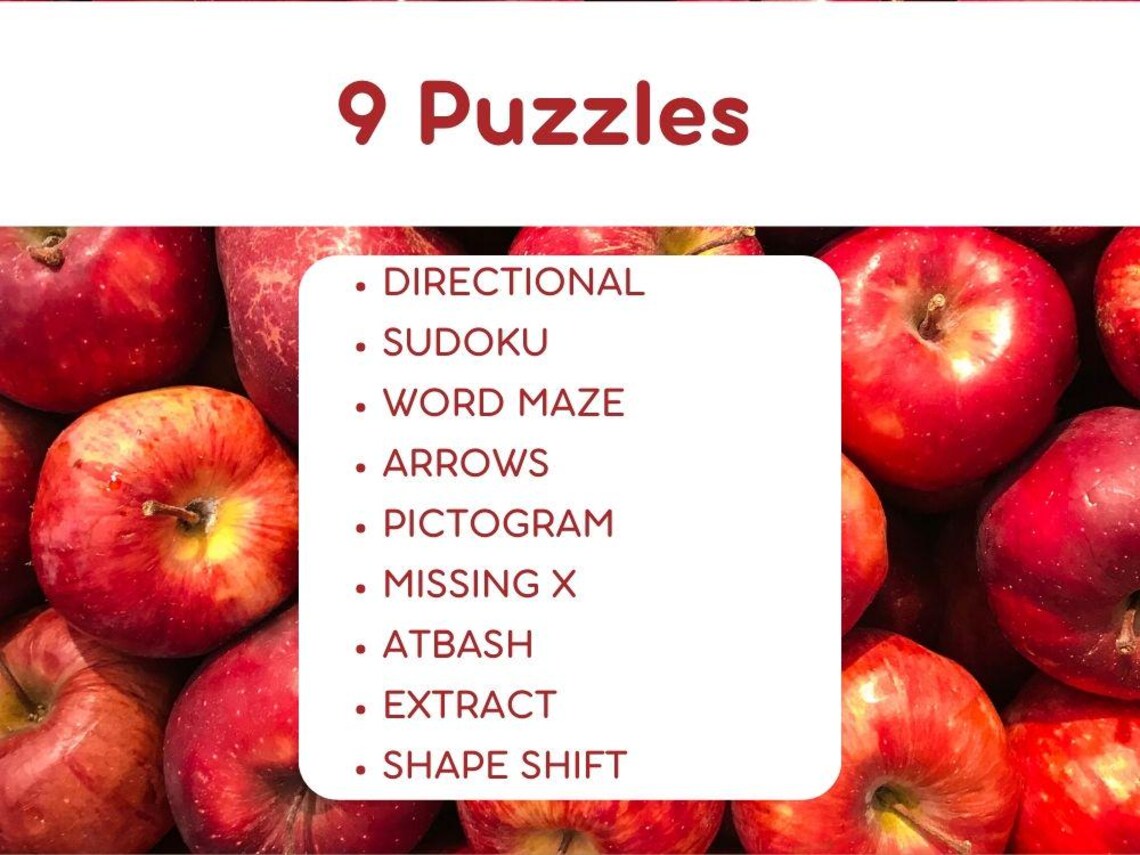 Escape Room for Kids - Apple Picking Panic - Fall Escape Room - Kids ...