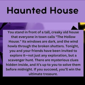 Haunted House Scavenger Hunt: Classroom Halloween Activity (PDF ...