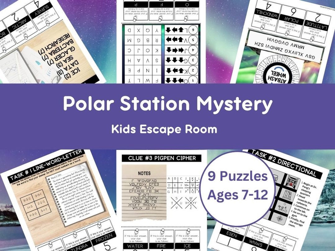 Escape Room for Kids - Polar Station Mystery - Kids Escape Room ...
