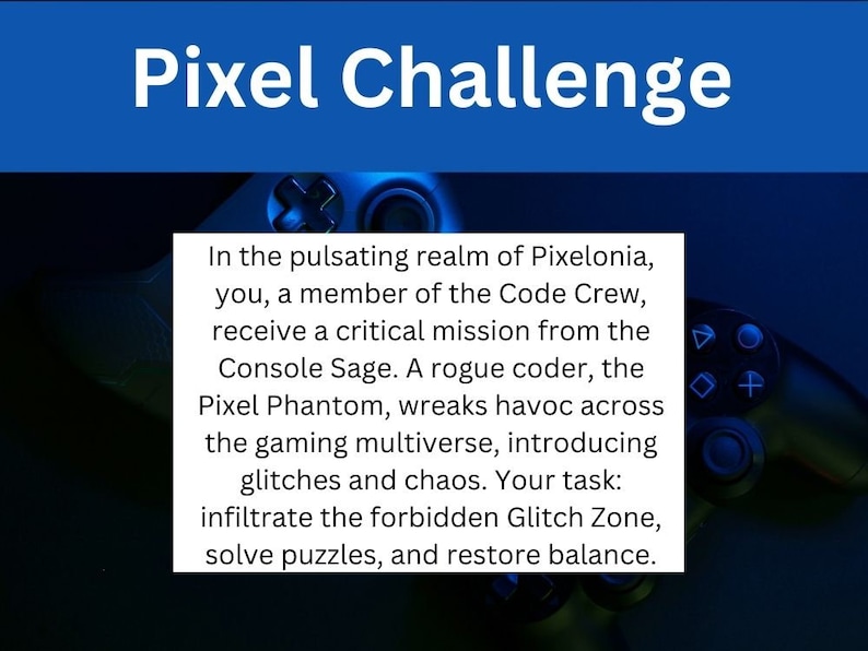Escape Room for Kids - Pixel Challenge - Gaming Escape Room - Ages 7-12 ...