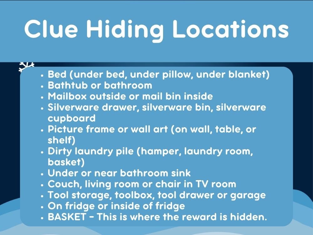 Winter Scavenger Hunt for Kids - Operation Frosty Rescue - Ages 6-13 - Etsy