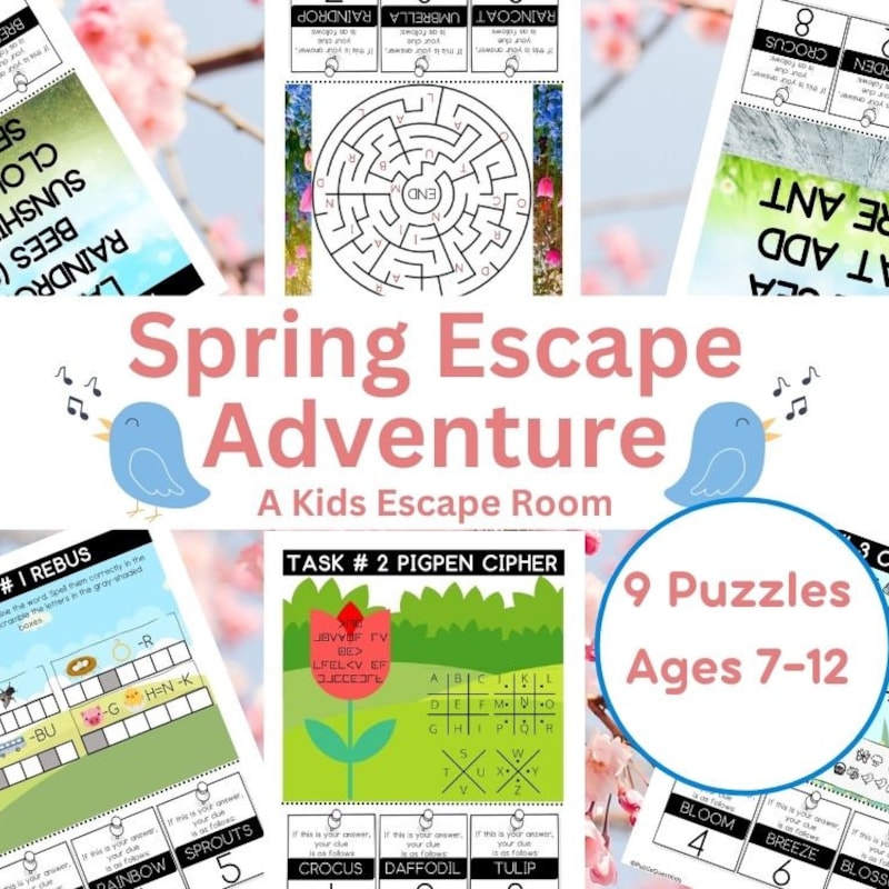 Escape Room Printable - Etsy
