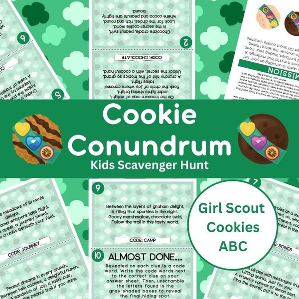Girl Scout Scavenger Hunts - Etsy