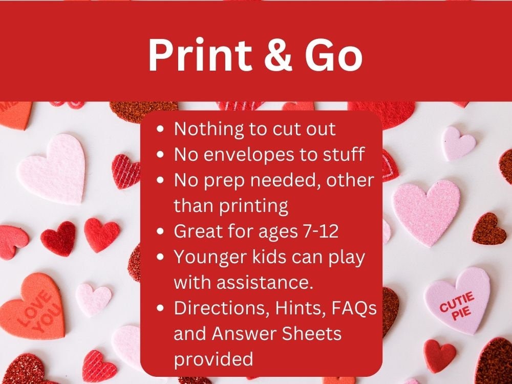 Escape Room for Kids - Love's Enchanted Escape - Valentine's Day Escape ...