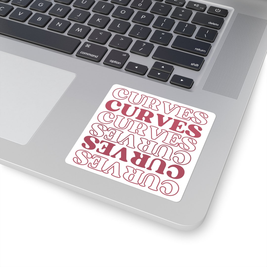 CURVES Square Sticker - Etsy