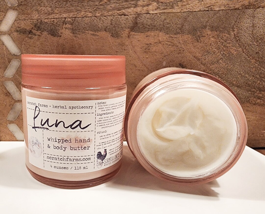 Luna Whipped Body Butter Farms Natural Organic Clean Makeup Bath and ...