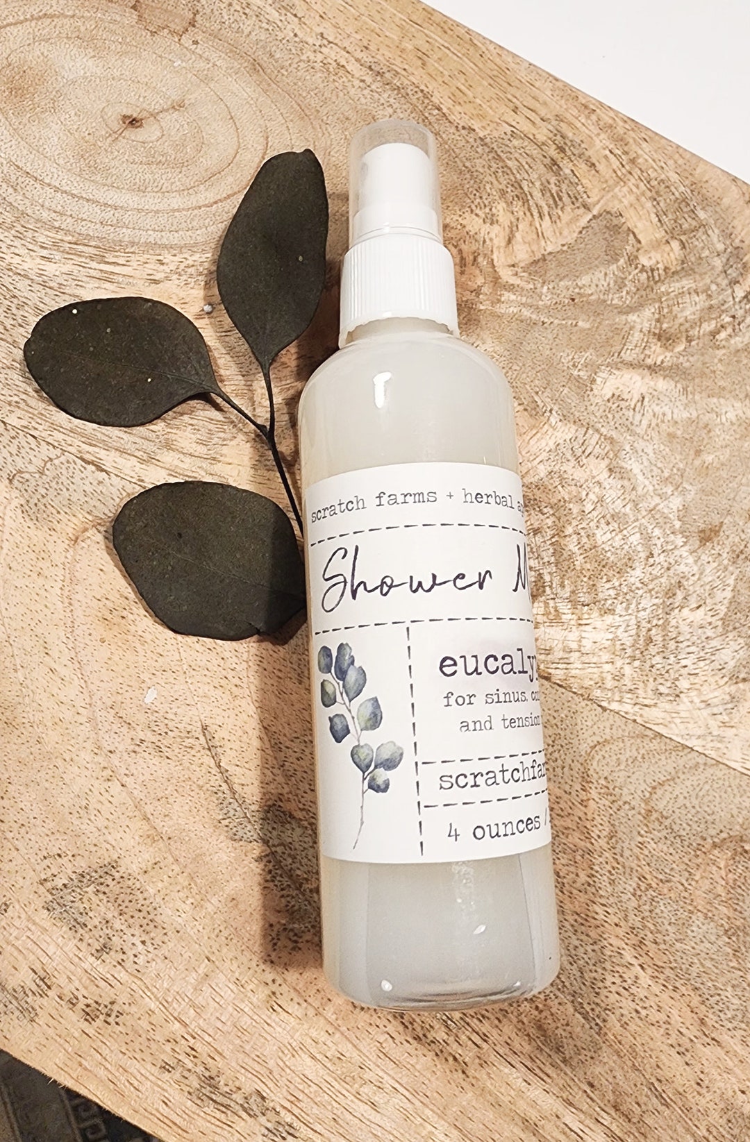 Eucalyptus Shower Mist Spray Farms Natural Organic Clean Makeup ...