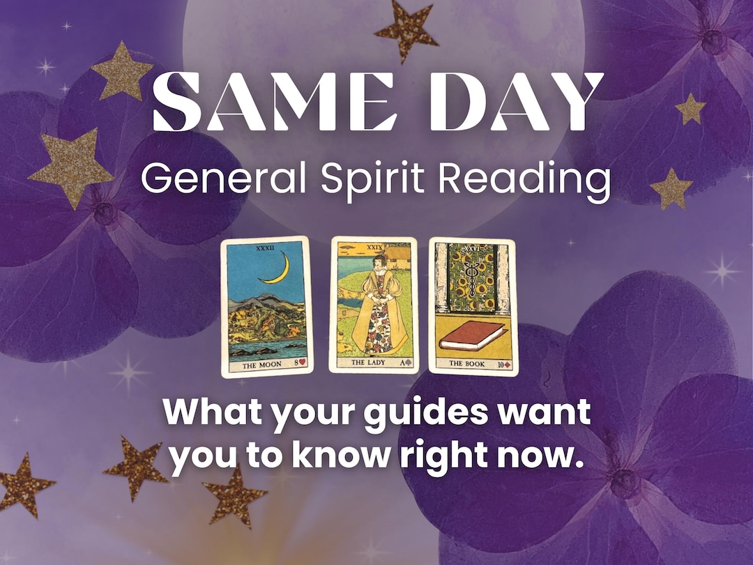 Same Day General Spirit Guide Reading | 3-card Reading Within 24 Hours ...