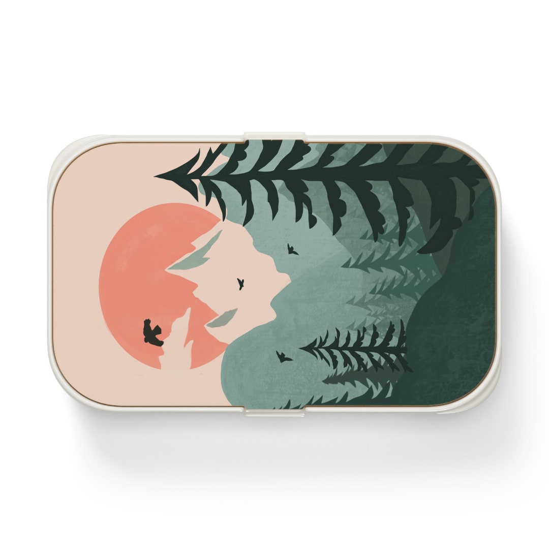 Nature-inspired Bento Box Forest Mountains Brightside Palette Studio - Etsy