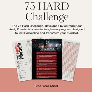 75 Day Hard Fitness Challenge, Workout Plan, 75 Day Hard Challenge ...