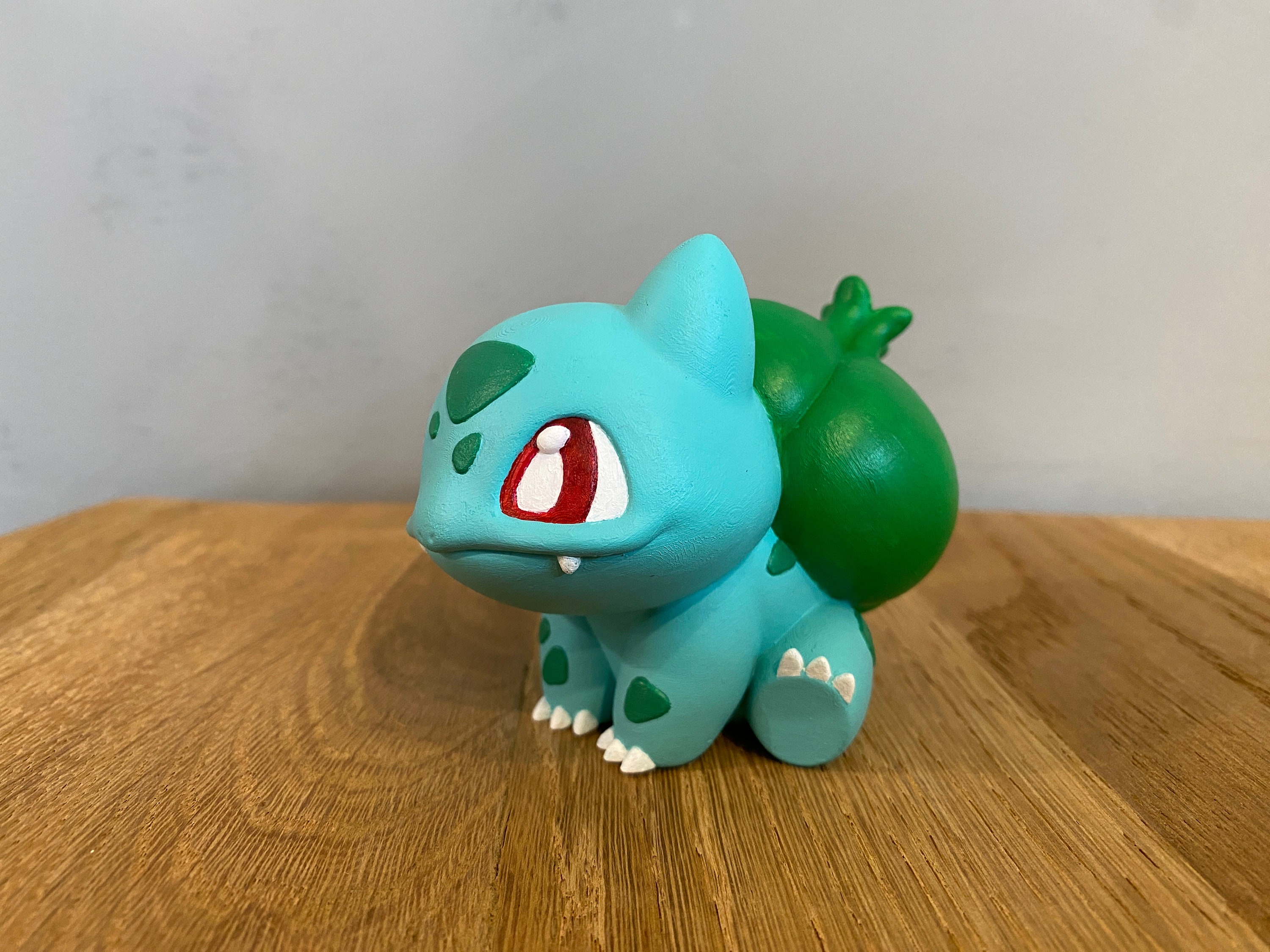 Bulbasaur 3d-model, Pokemon, Handgeschilderde Figuur - Etsy