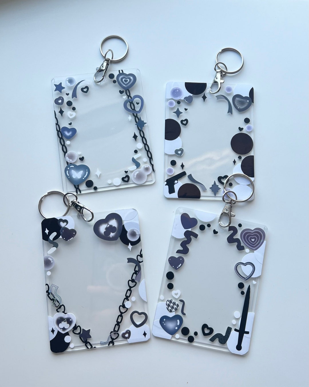 Decorated Keychain Toploaders - Etsy