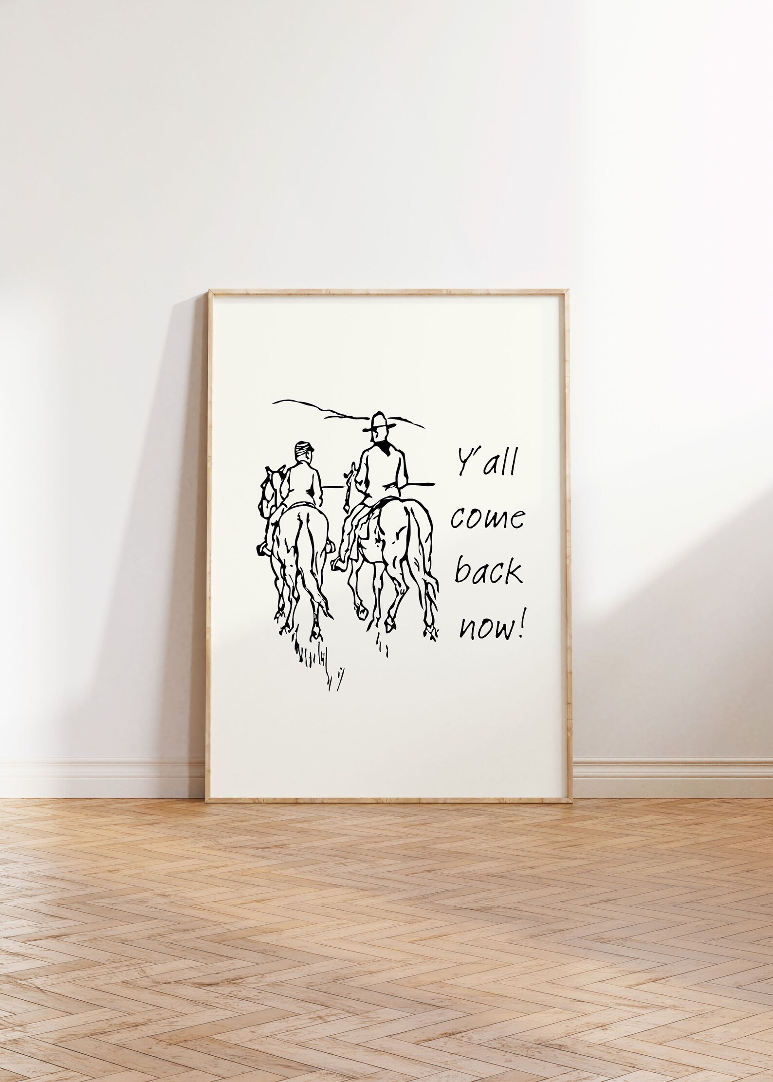 Y'all Come Back Now Print Vintage Poster Trendy Room Decor Cute Quote ...