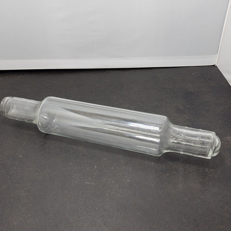 Antique Glass Rolling Pin - Etsy