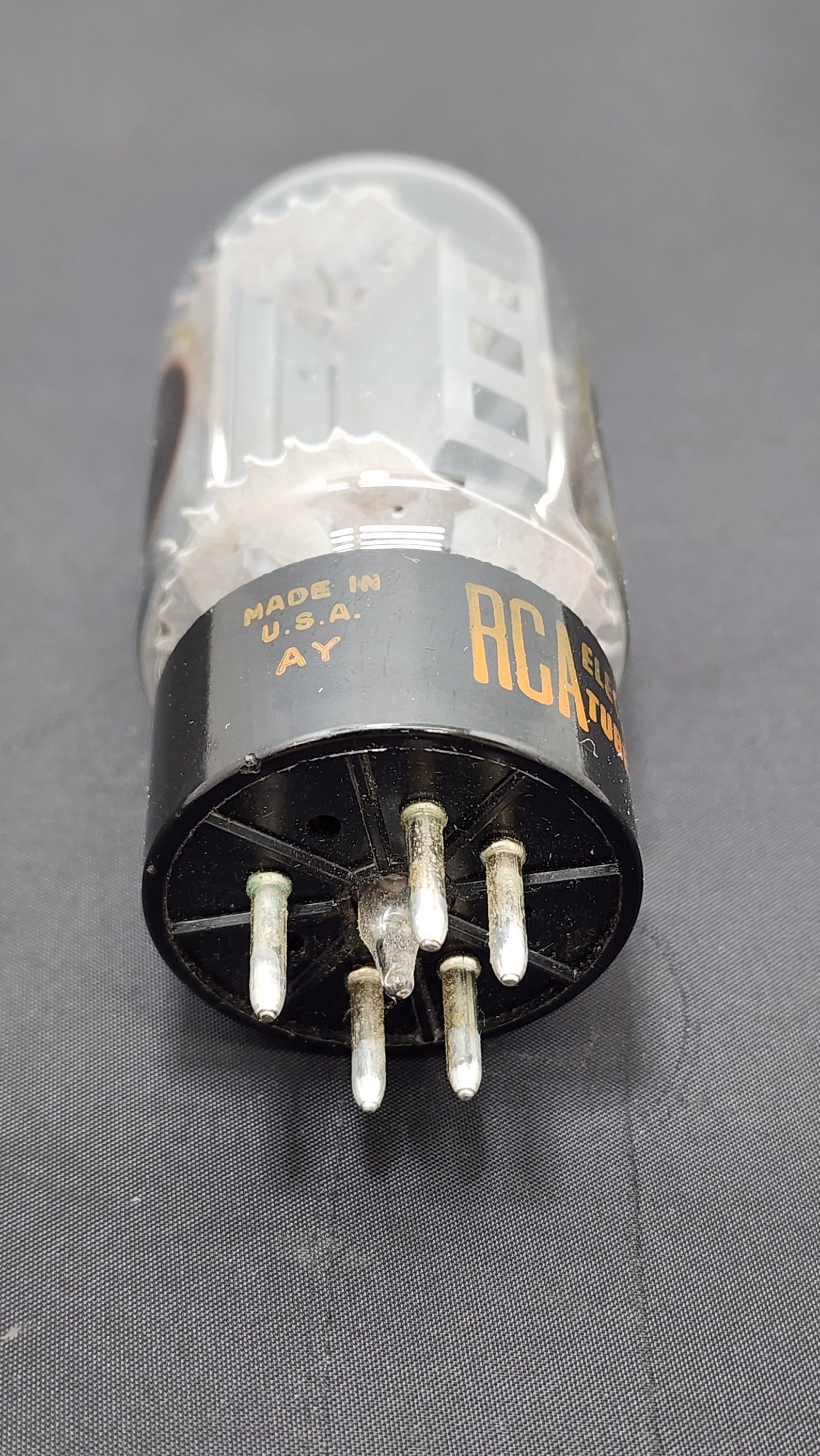 Vintage Vacuum Tube RCA Electron Tube AY 5 Pin Used Untested Condition ...