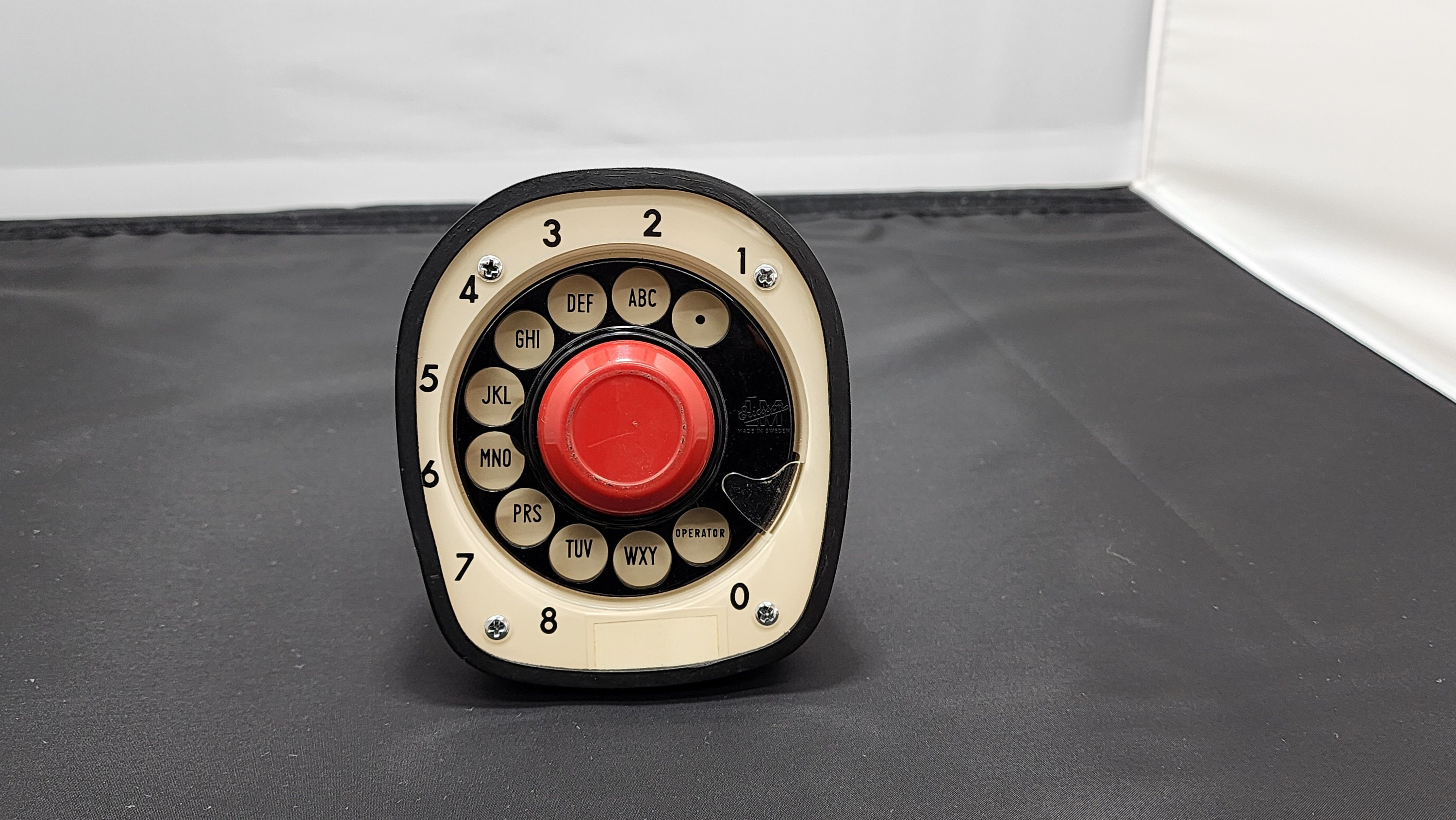 Vintage Ericofon Cobra Phone Pink Color Retro Rotary Telephone Used ...