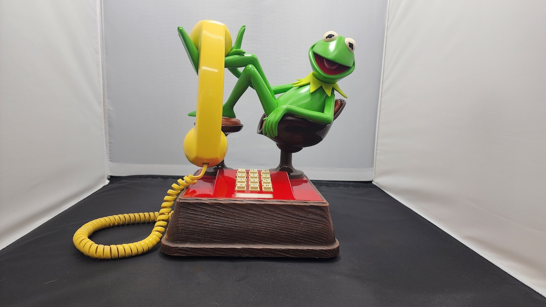 Vintage Kermit the Frog Telephone american Telecommunications, Unique ...