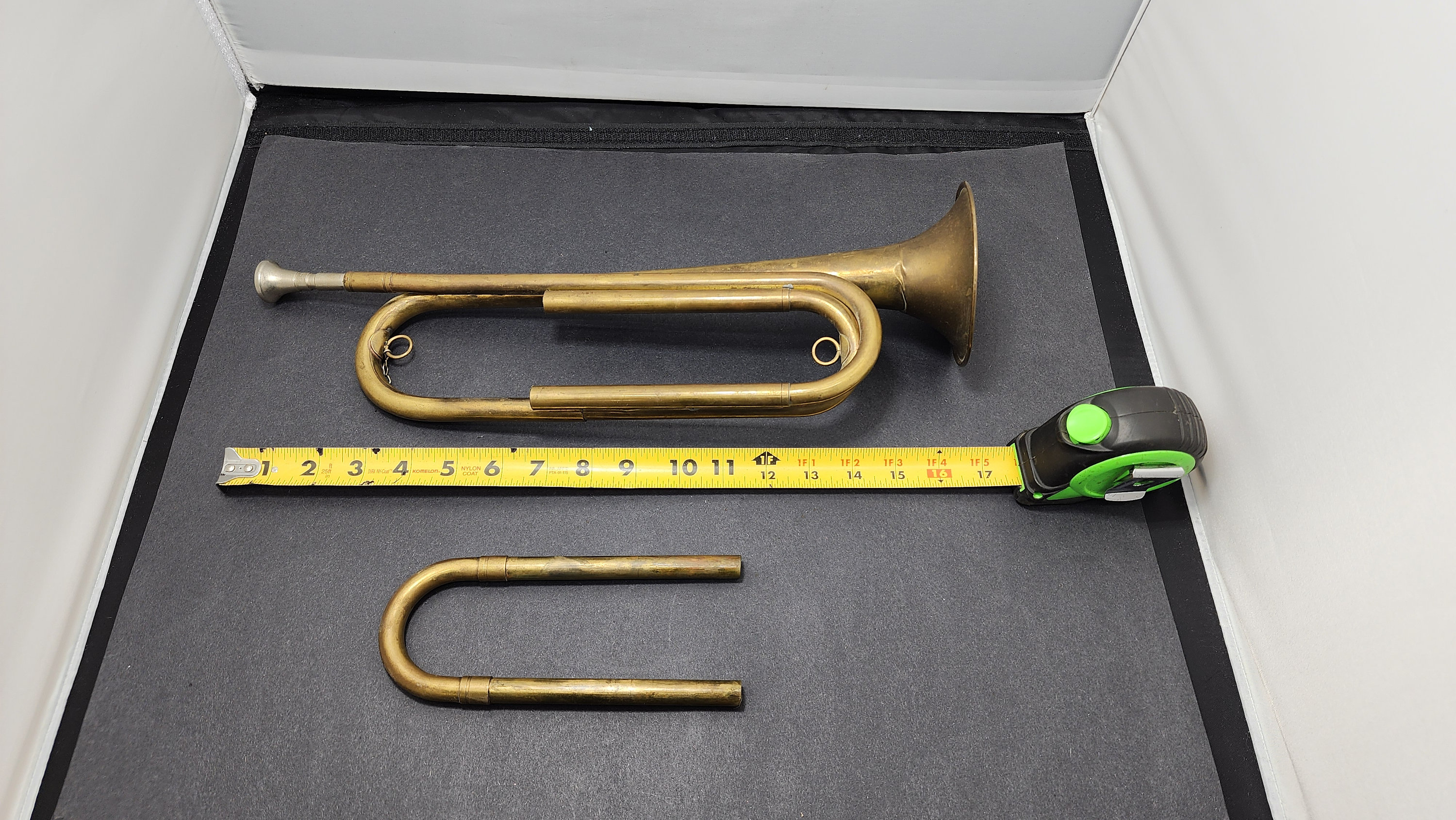 Vintage 1950's Rexcraft Regulation Bugle, Brass, USA, Mouthpiece ...