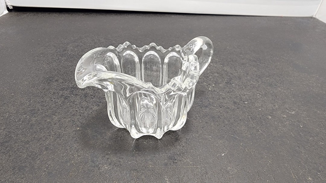 Vintage Heisey Peerless #300 Glass Round Creamer - Etsy
