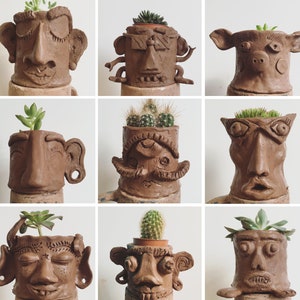 Pottery Date Night - Make A Pair of Pot Heads at Home - Pottery Kit ...