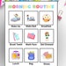 Morning Routine Chart Printable, Visual Routine Daily Responsibility ...