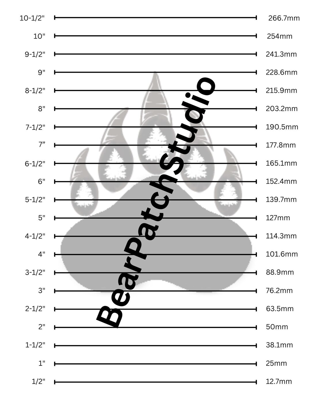 Customizable Product Scale Tool - Etsy