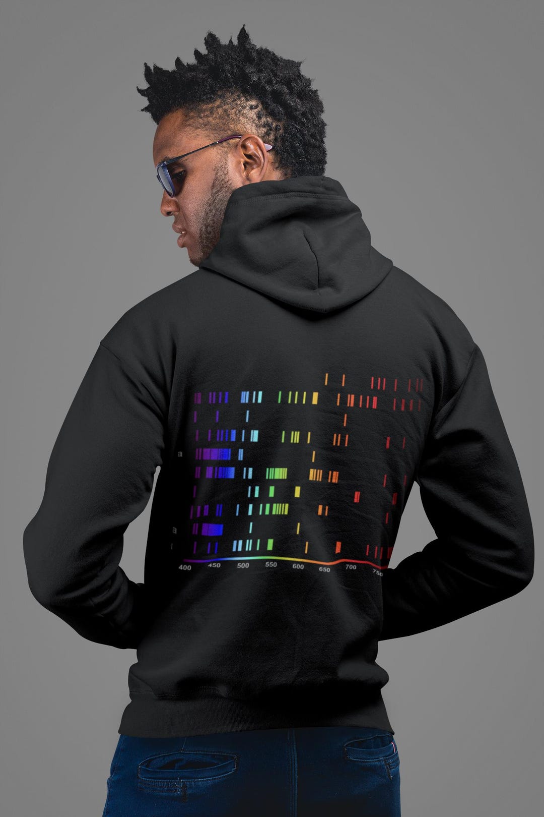 Atomic Emission Spectra of Top 10 Life Chemical Elements - Hoodie ...