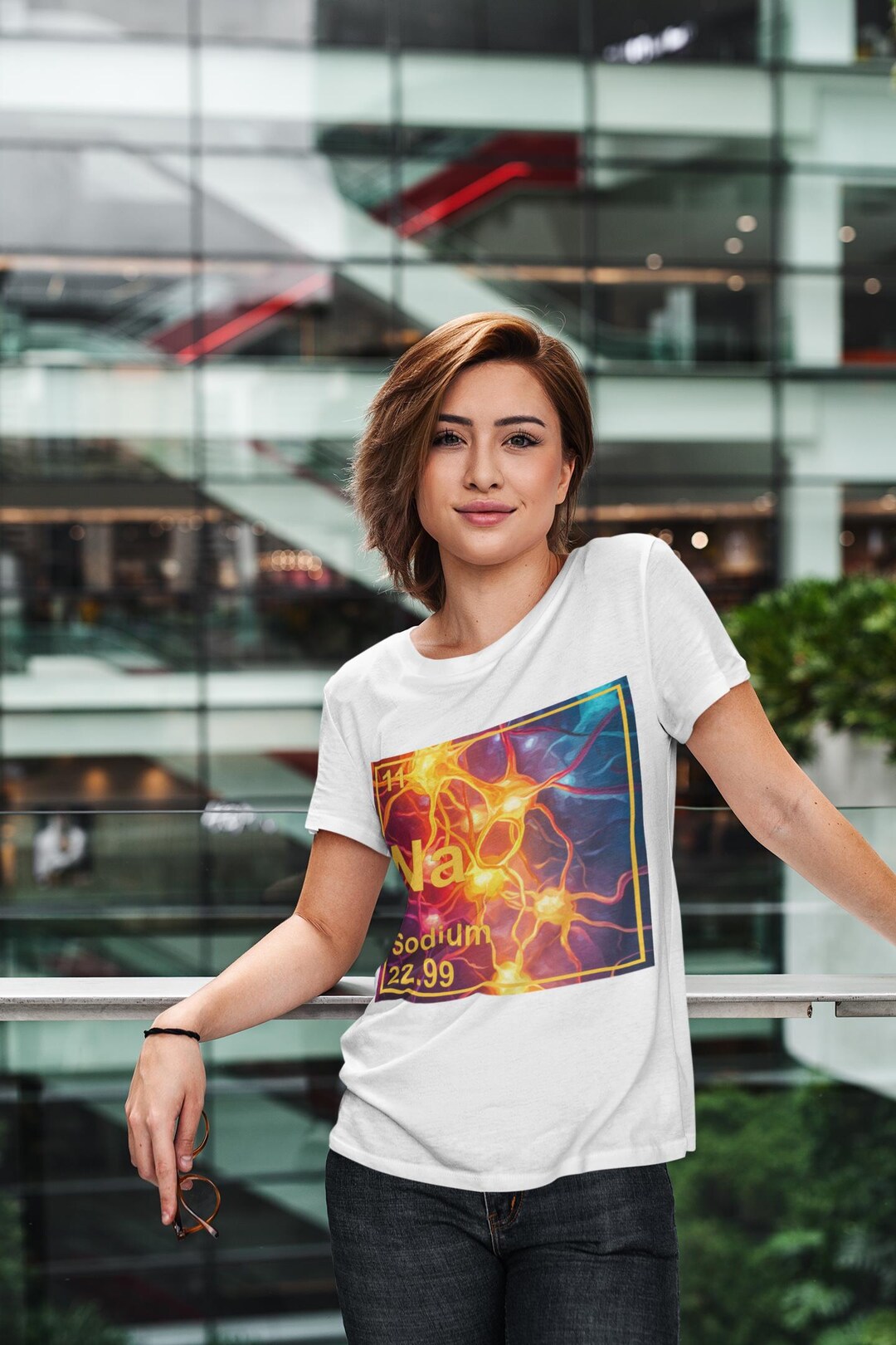 Unique Sodium Element Tee Neuron Communication and Street Lamps ...
