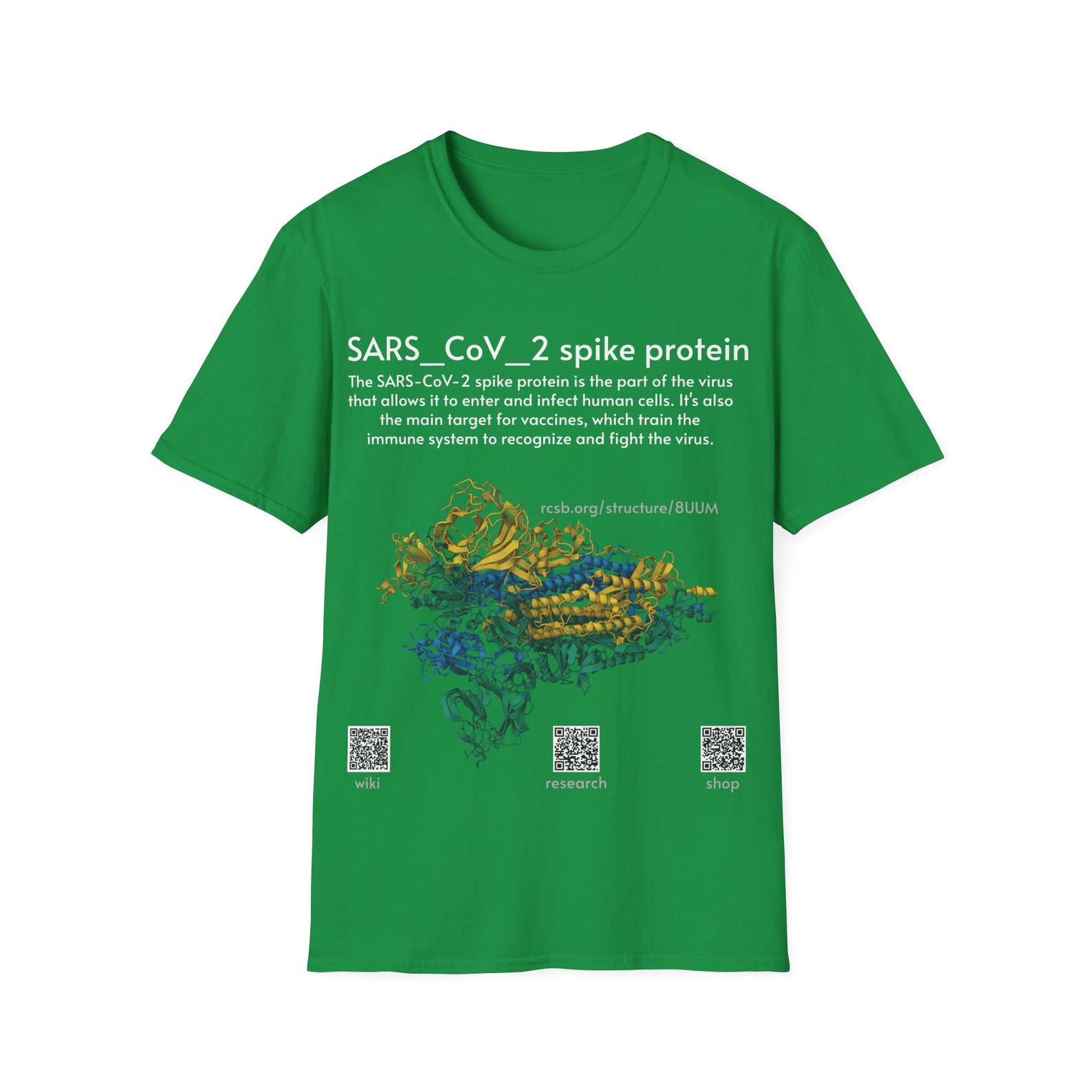 Sars_cov_2 Spike Protein Cartoon Schematic - Etsy