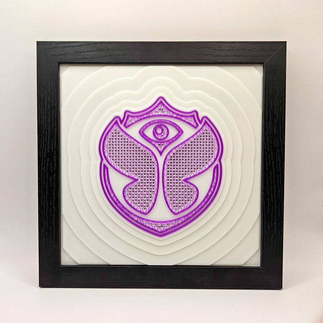 TOMORROWLAND FESTIVAL (3D Framed Artwork) | Custom Edm Dj Wall Art | 9 ...