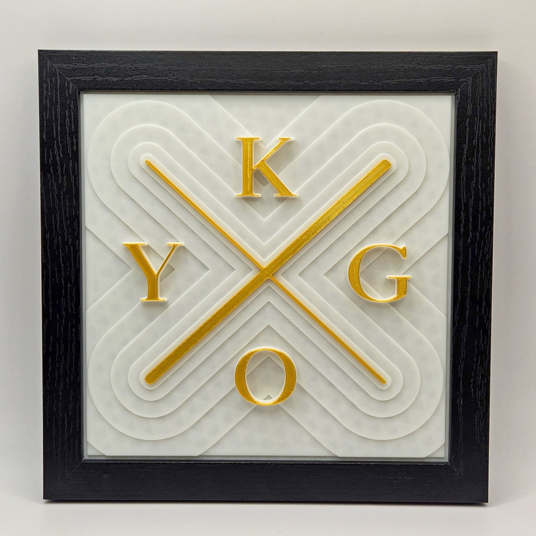 KYGO 3D-PRINTED ARTWORK 3D Framed Custom Wall Art - Etsy
