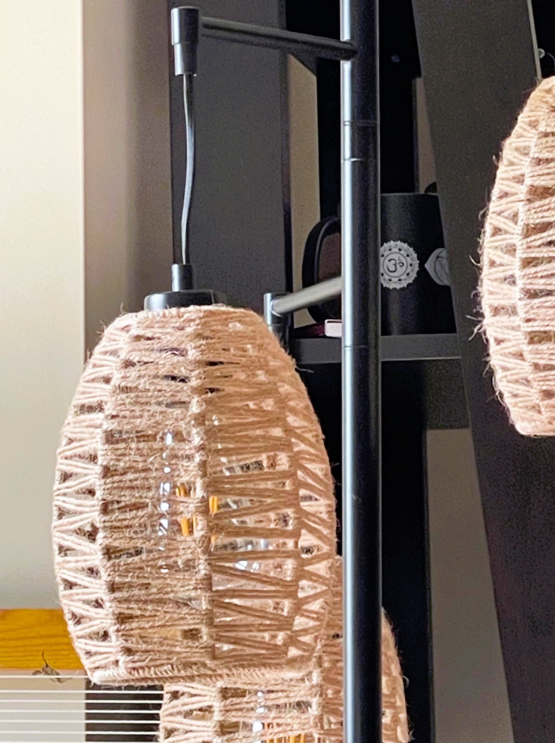 Rattan Floor Lamps, Boho Floor Lamp for Bedroom, Farmhouse Floor Lamp ...