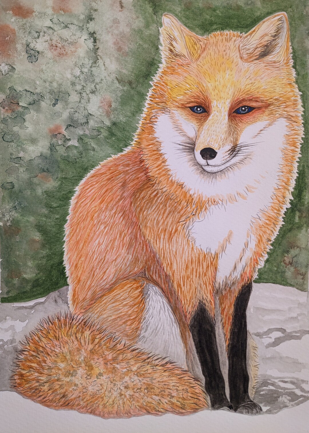 Red Fox Original - Etsy
