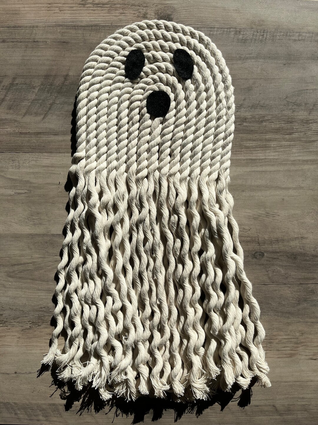 Boho Macrame Ghost Wall Hanging - Etsy