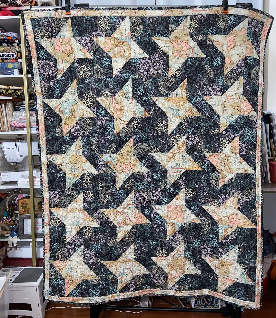 Handmade Quilt - World Map - Etsy