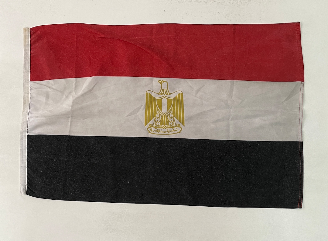 1990s Egyptian Flag,egyptian Cloth Flag,old Flag,old Egyptian Flag,old ...