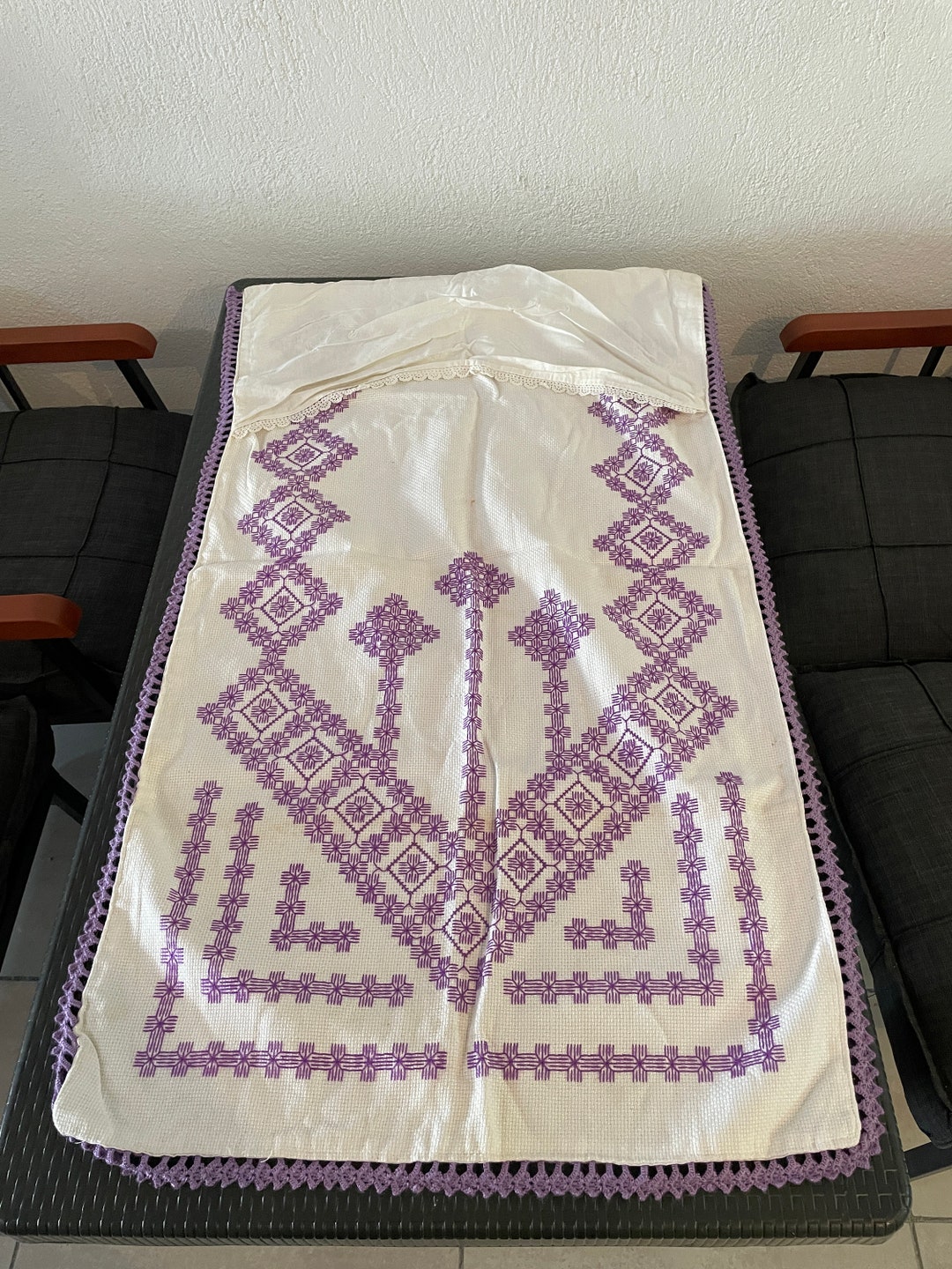 Handmade Prayer Rug, Hand Knitted Prayer Rug, Old Period Dowry Prayer ...