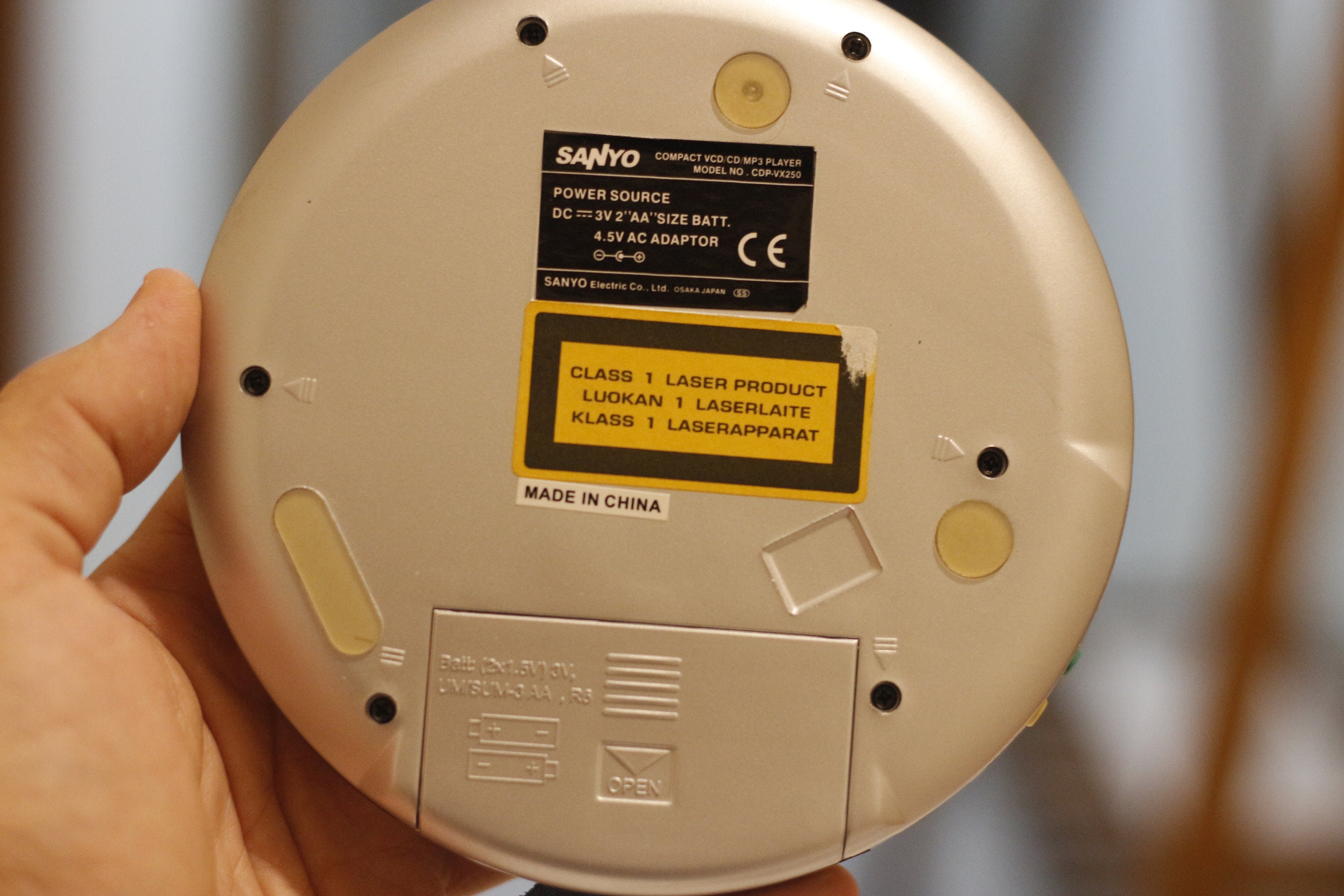 Vintage Sanyo Discman CD Compact Player Sanyo Discman CD - Etsy