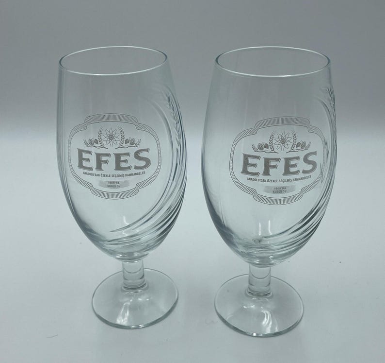 Beer Glass,efes Pilsen Glass Set of 2,efes Pilsen Beer Glass,turkish ...