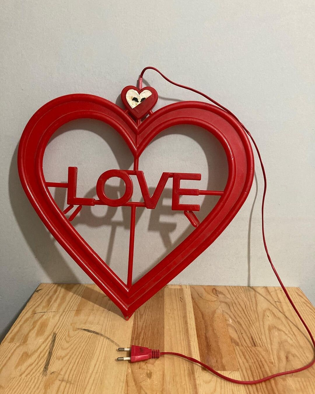 Vintage Illuminated Heart Love Sign 1990s Illuminated Heart - Etsy