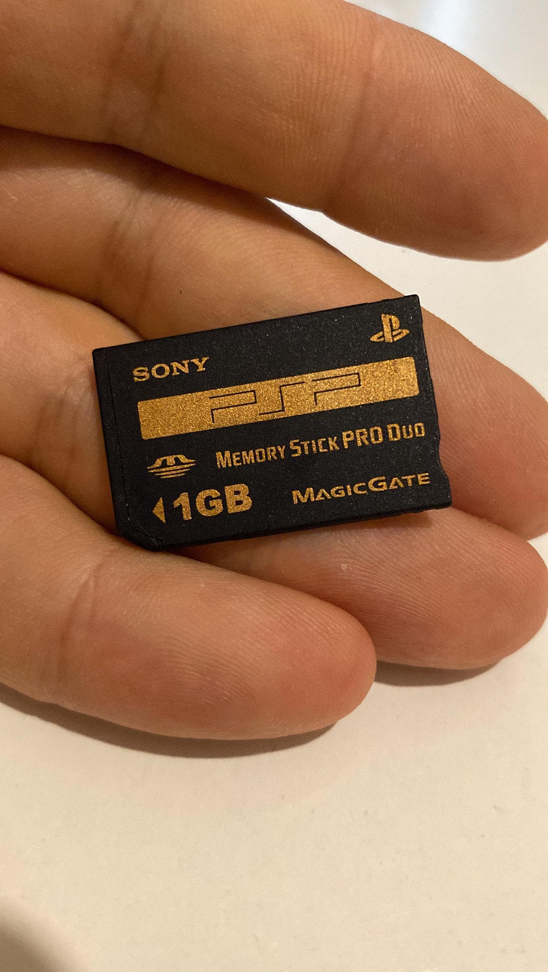 Vintage Genuine Sony PSP 1GB Memory Stick Pro Duo Magicgate Made in ...