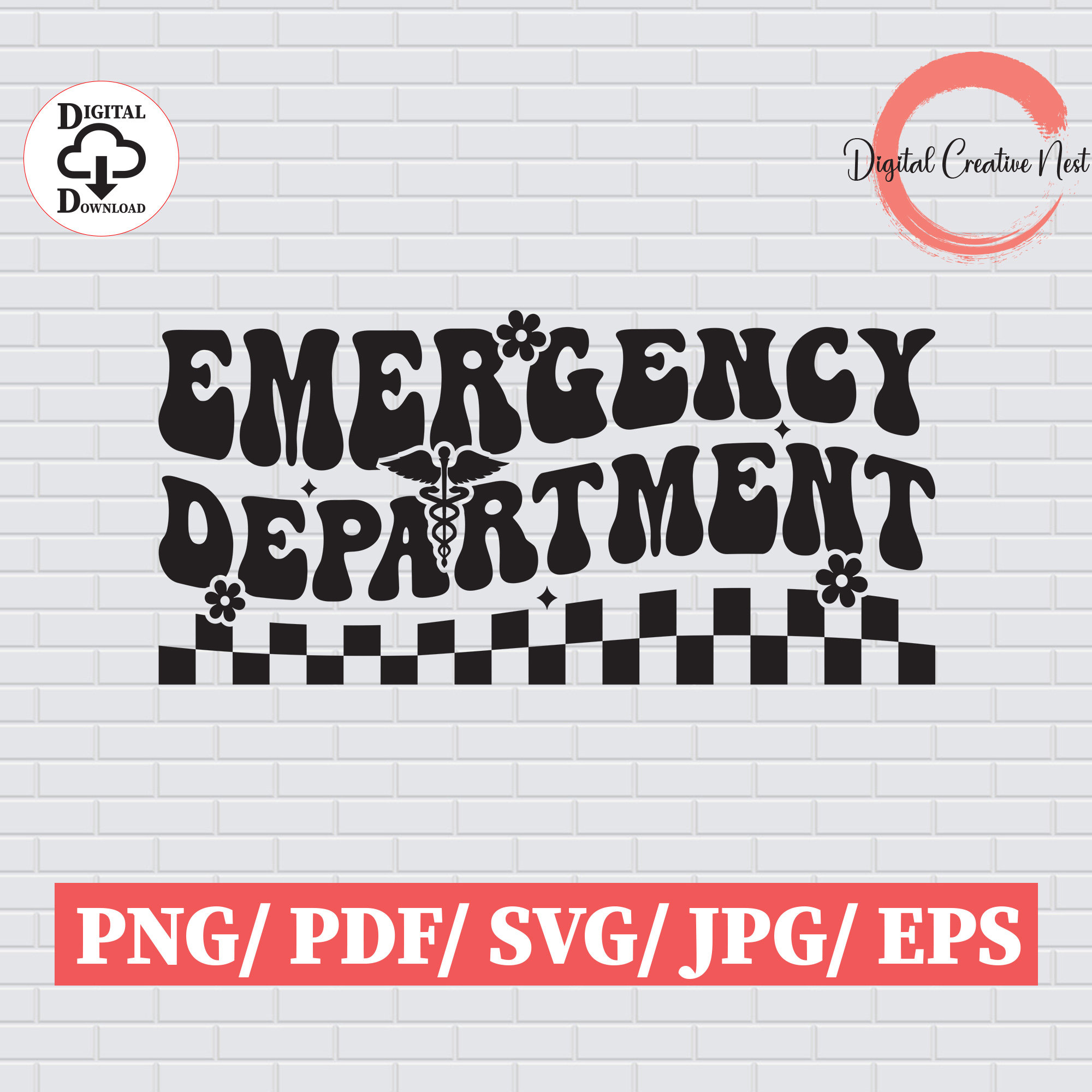 Emergency Department SVG PNG, Emergency Room Svg, Medical Symbol Svg ...