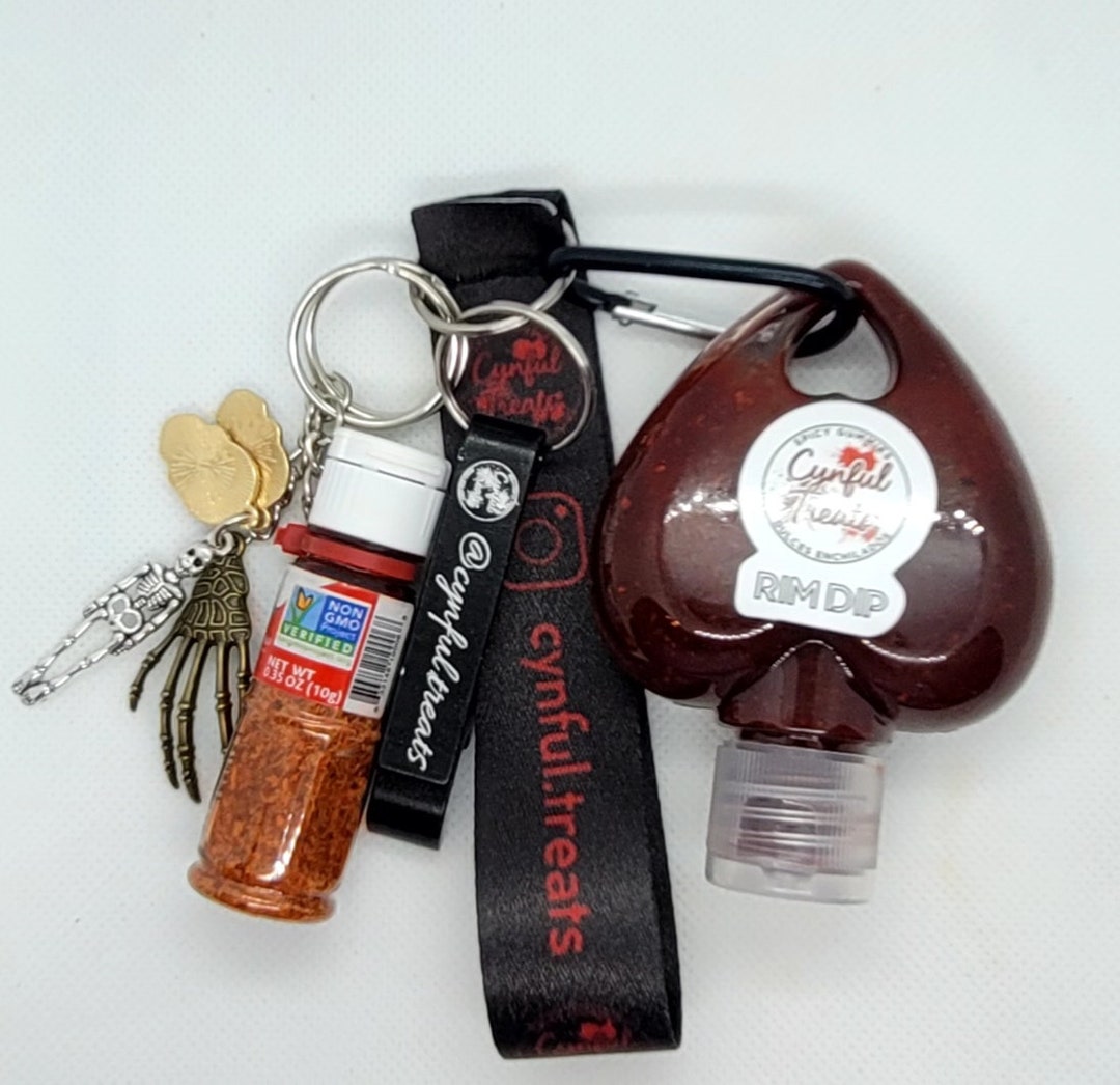 Chamoy Rim Dip Keychain - Etsy