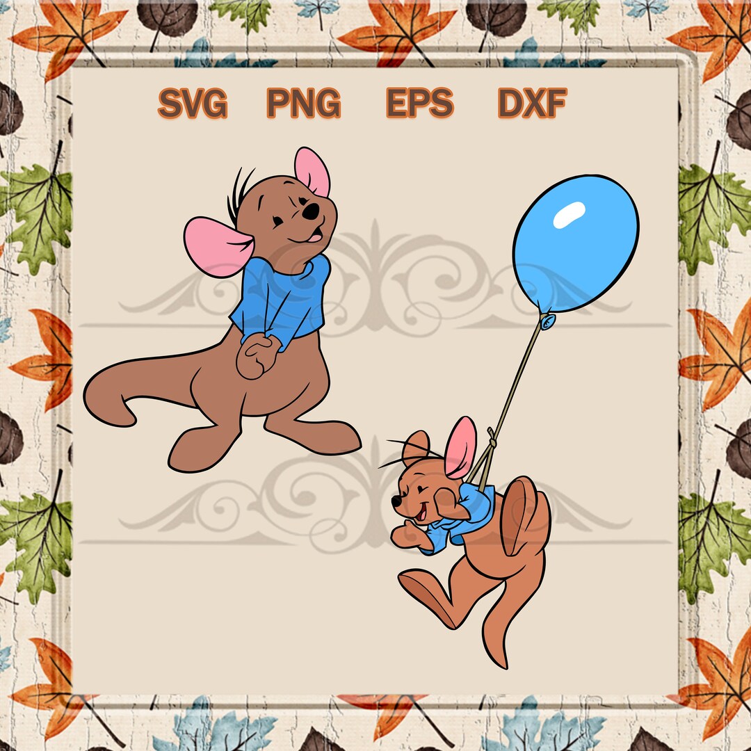 Kanga and Baby Roo Svg File Svg Cutting File Svg for - Etsy