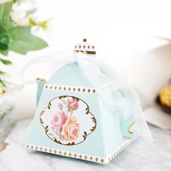 Tea Party Favor Box - Etsy