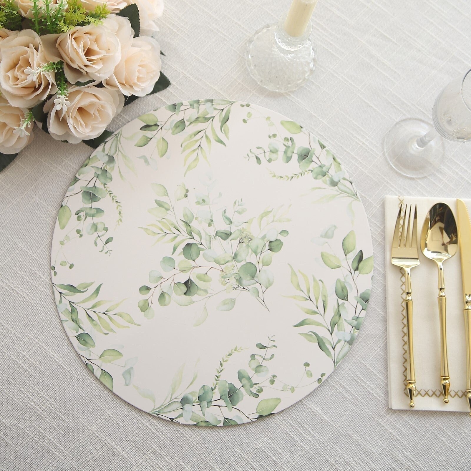 13 Sage Green Cardboard Paper Charger Plates Set of 6 - Etsy